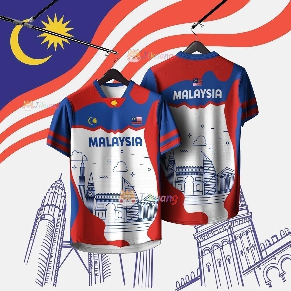 2025 Merdeka Short Sleeves Sprot Jersey Baju Merdeka Budak Lelaki Baju ...