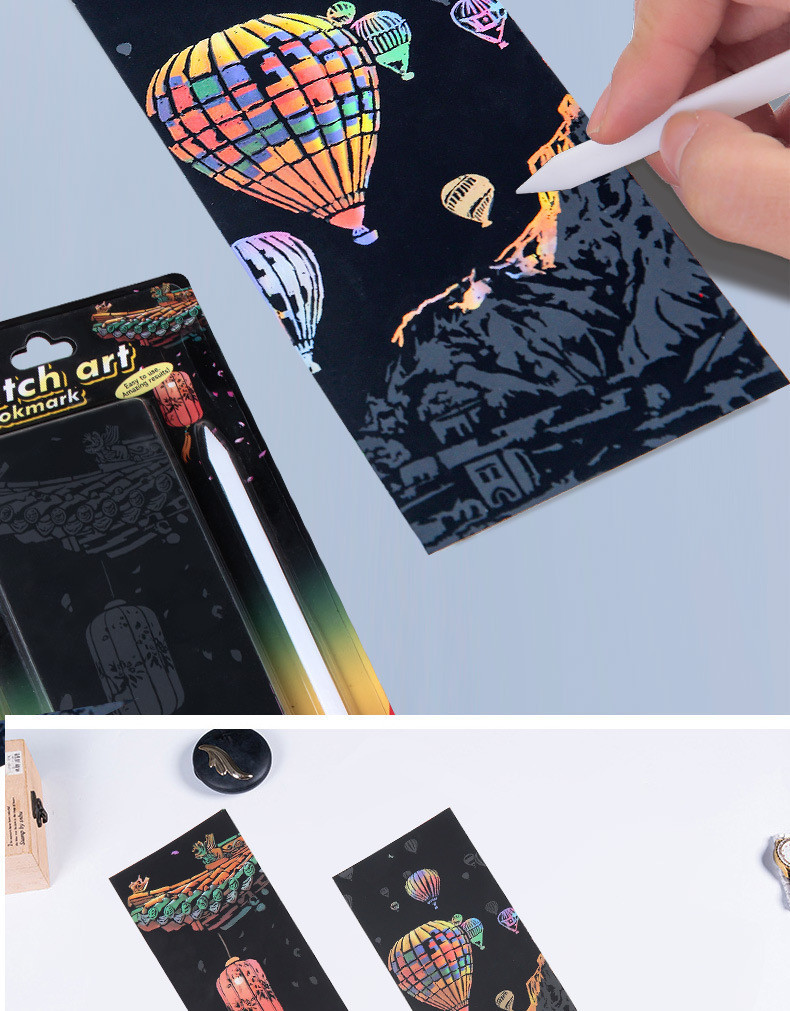 Scene Scratch painting,12 sheets Night World Famous Cities painting ...