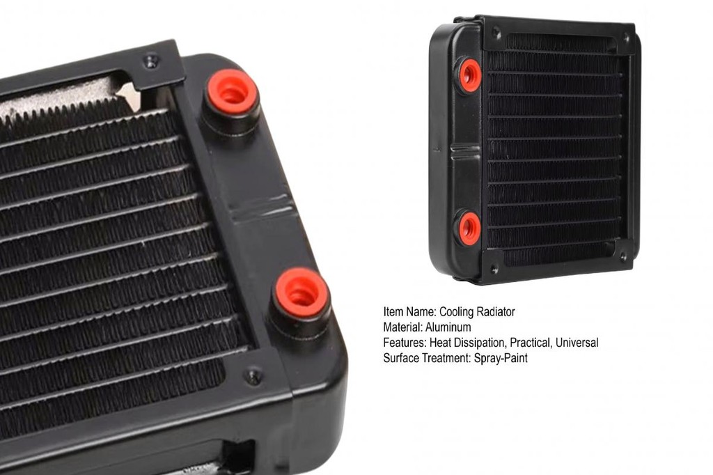 Advanced Construction Radiator Premium Heat Sink High Performance 120mm ...