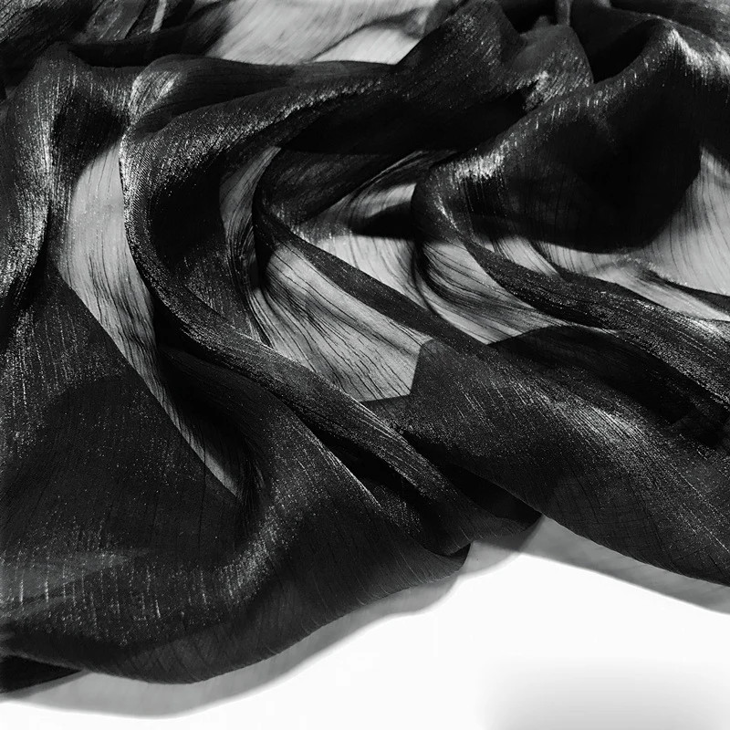 Transparent Glossy Silky Organza Fabric, See Through Shimmer Sheer ...