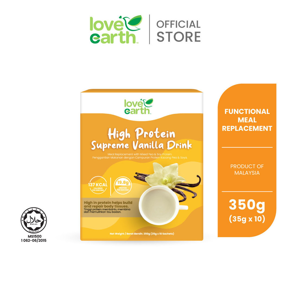 Love Earth High Protein Supreme Vanilla Functional Meal Replacement ...