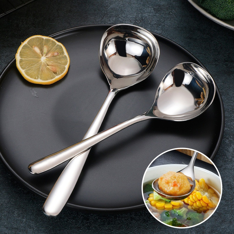 Stainless Steel Hot Oil Spoon - High Quality Kitchen Soup Spoon ...