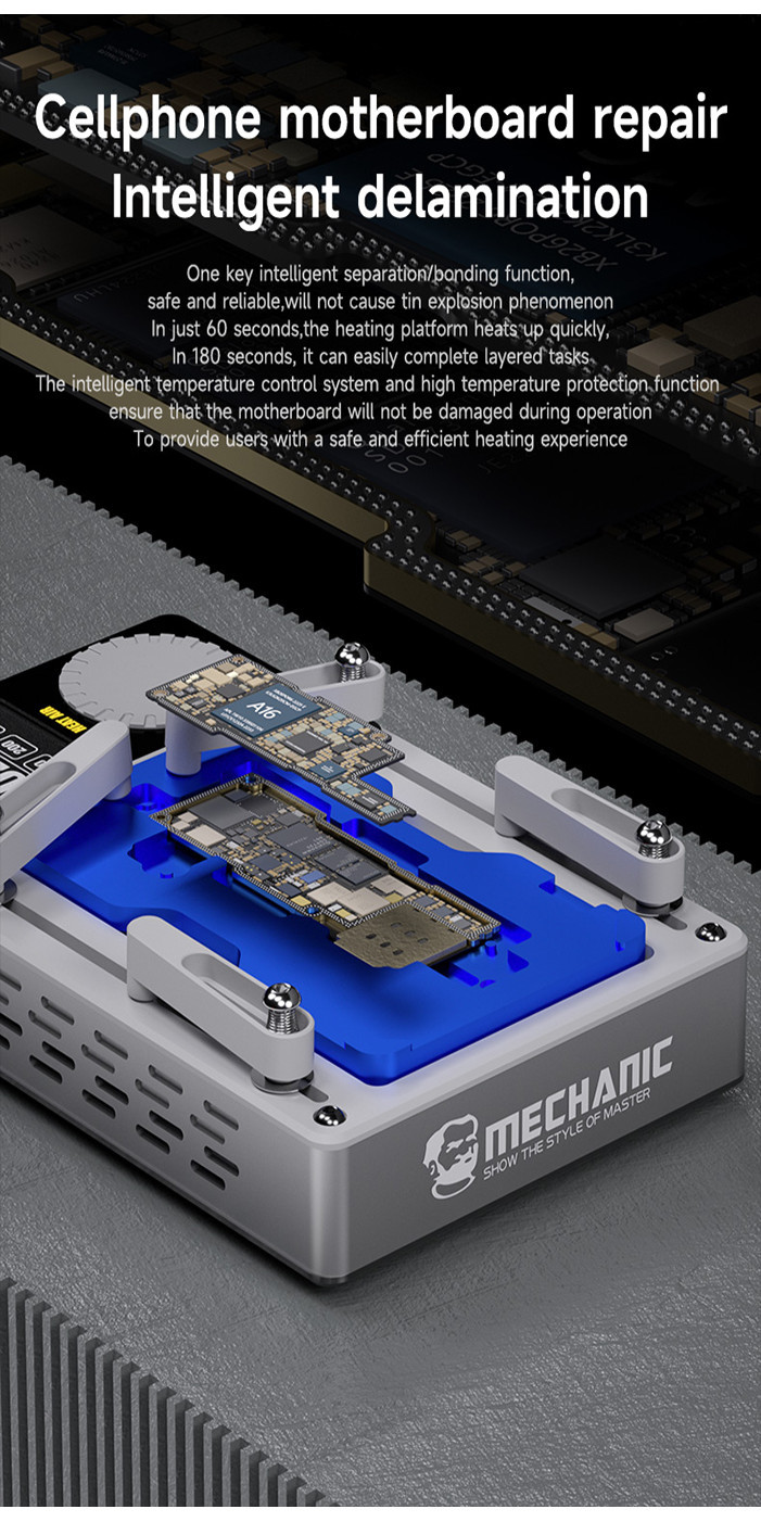 MECHANIC HEAT AIR Preheating Platform For iPhone X-15 PM Motherboard ...