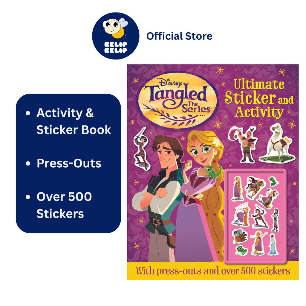 Disney Princess Tangled Sticker Book With Activities Stickers Arts ...