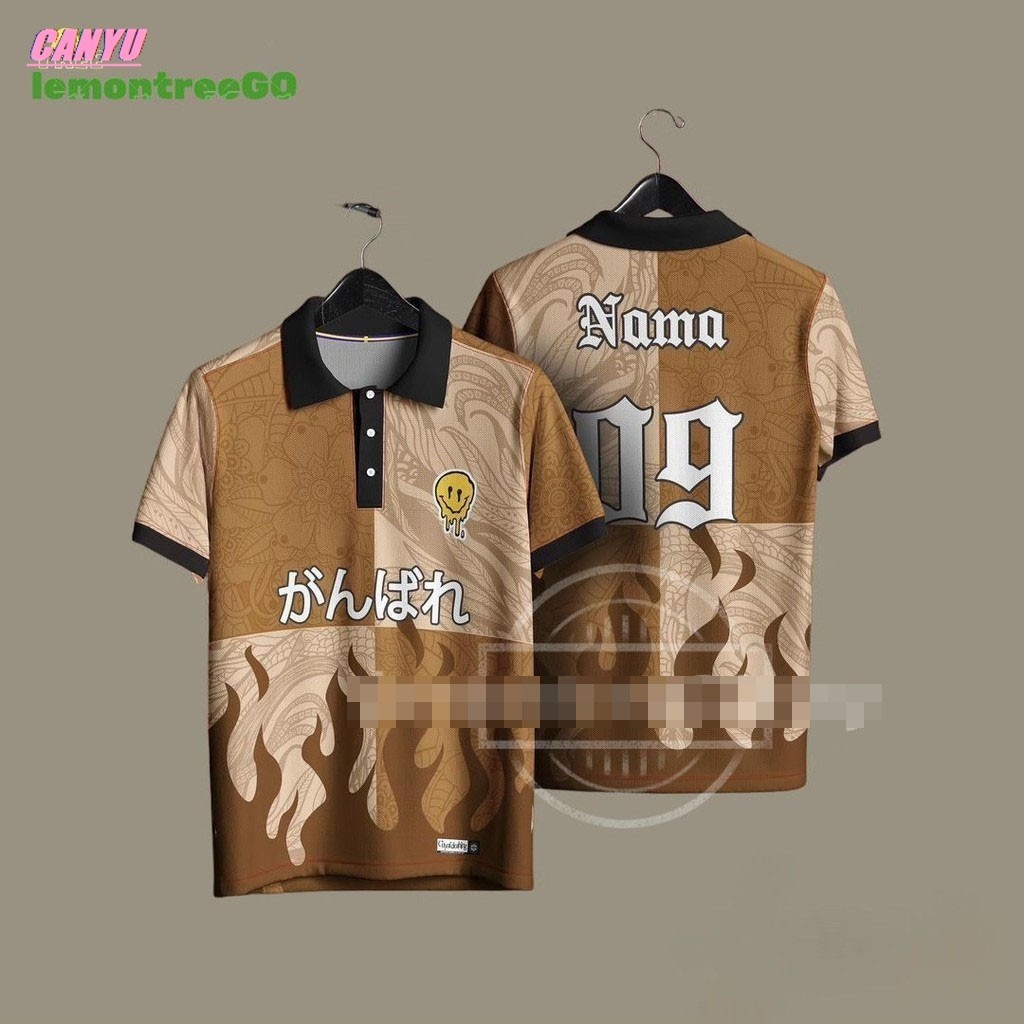 Brown Shirt for Men Japanese Lighting Design Jersey Viral Ootd Custom ...