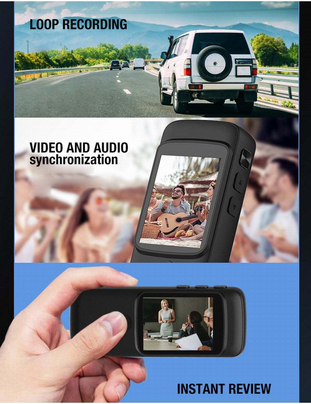 4K WiFi Anti-shake Action Camera Dual Screen 30m Waterproof Touch ...