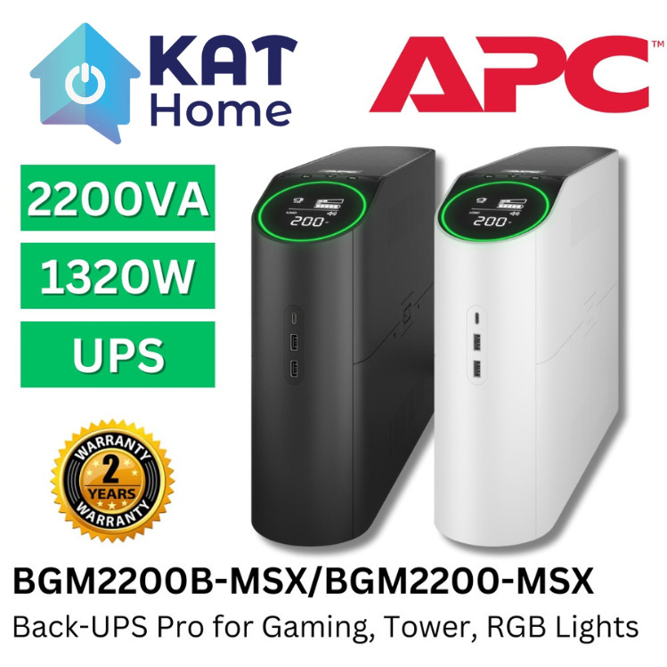 APC BGM2200B-MSX / BGM2200-MSX BACK-UPS PRO FOR GAMING, 2200VA/1320W ...