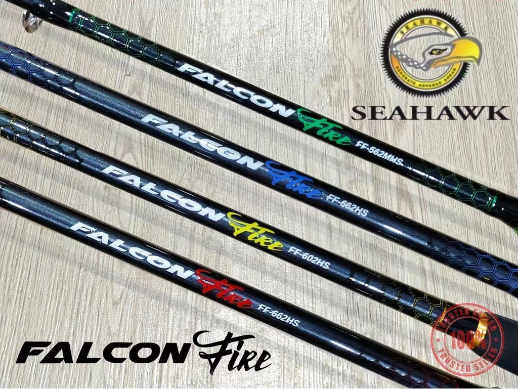 SEAHAWK FALCON FIRE SPINNING FISHING ROD (RANDOM COLOR) | Shopee Malaysia