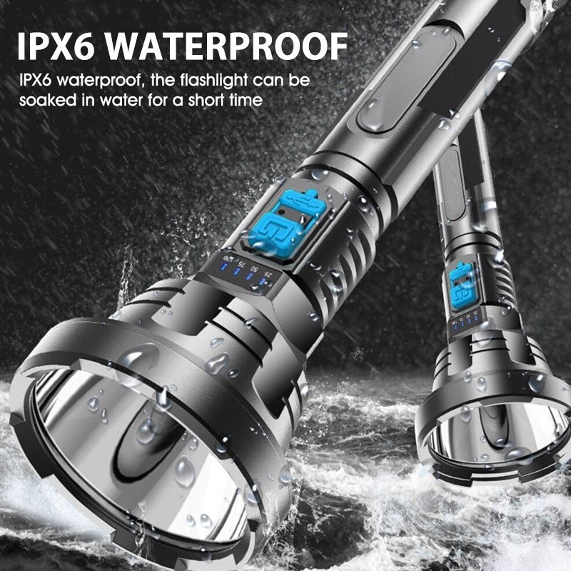 🔥𝑩𝑬𝑺𝑻 𝑸𝑼𝑨𝑳𝑰𝑻𝒀🔥𝗠𝗔𝗫 𝟯𝟬𝟬𝗠 Waterproof 3Mode LED Torch Light Rechargeable ...