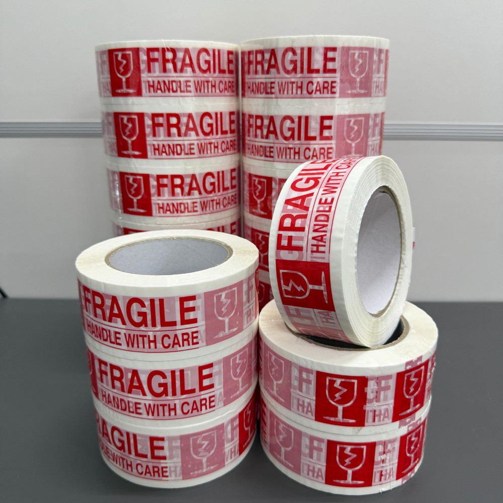 Fragile OPP Tape 45mm x 160 Yards (160 Meter) Clear Fragile Tape【54pcs ...