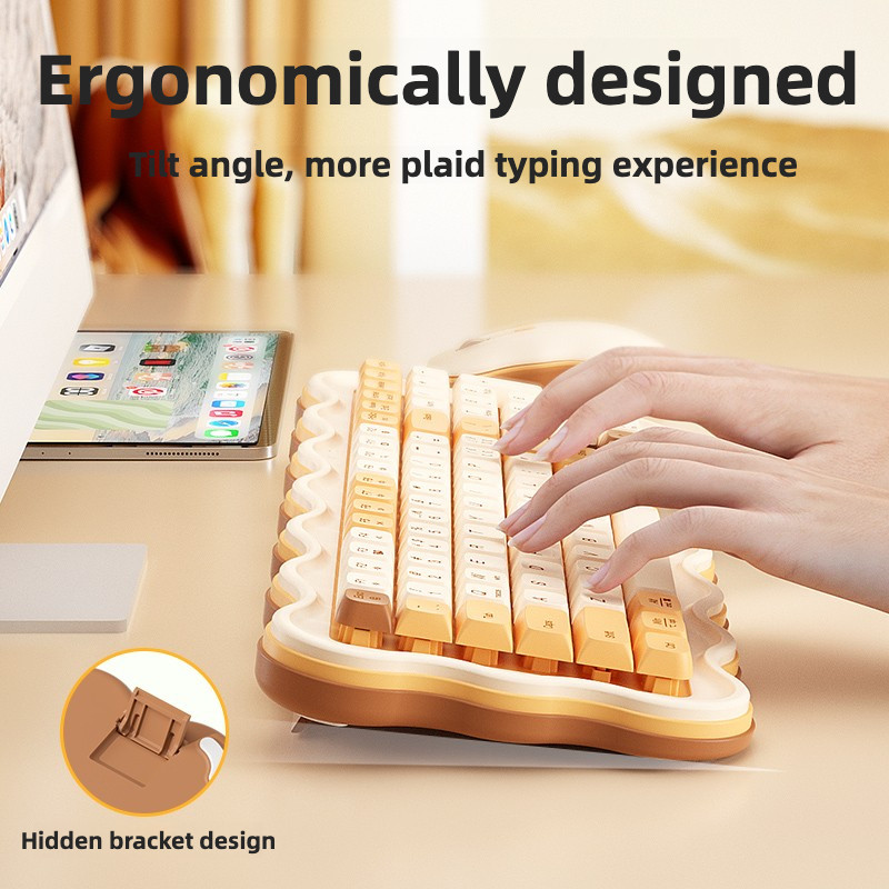 BOW 2.4g Wireless Rechargeable Keyboard and Mouse Set Rechargeable ...