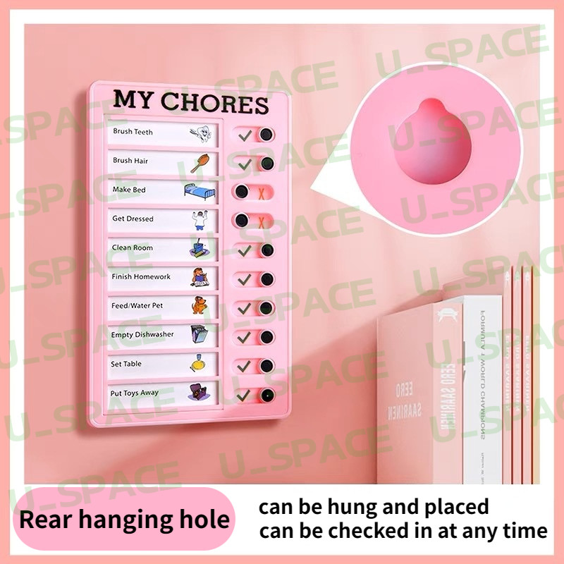 Reusable Daily Task Planning Board Detachable Chores Checklist Board ...