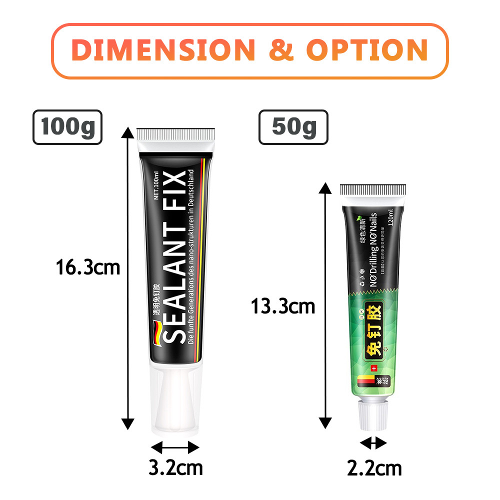 50g 100g Worthbuy Premium Quality Strong Adhesive Metal Glue Sealant ...
