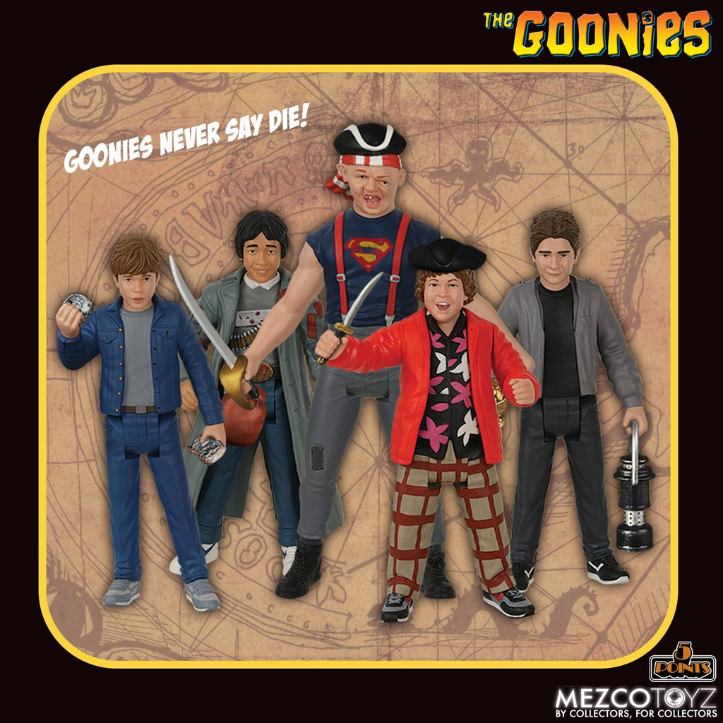 MEZCO 5 Points Series The Goonies Set 3.75 Inches | Shopee Malaysia