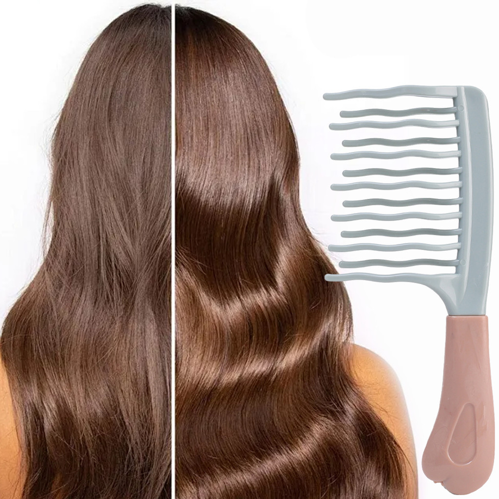 Women Fluffy Hair Root Curling Hairstyle Comb - No Trace Double Row ...