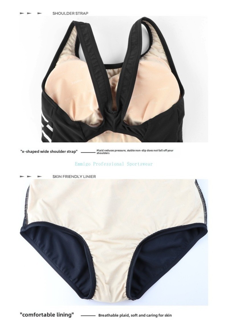 Women's 2025 New Professional Training Swimsuit Belly Covering And Slimming Yingfa One Piece ...