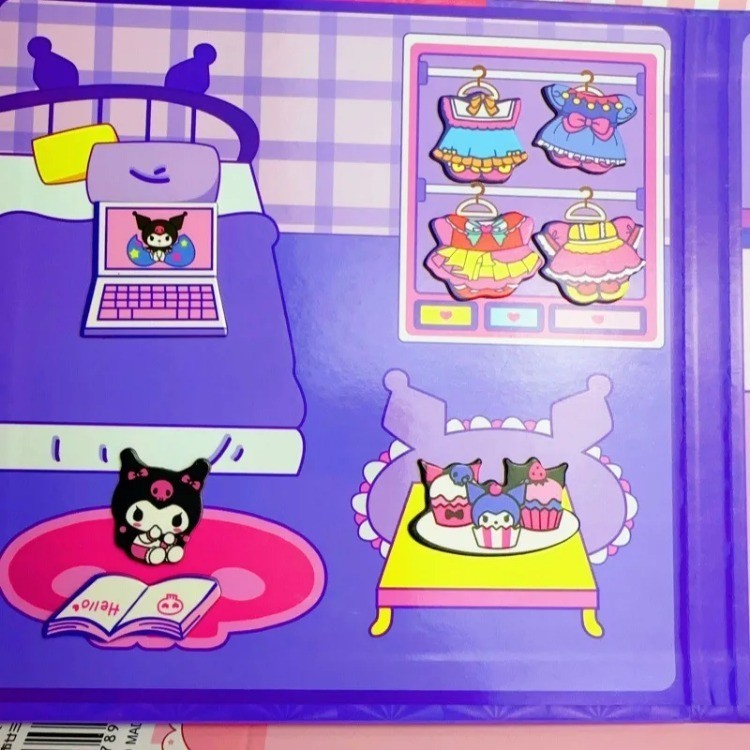 2024 Sanrio Magnetic Quiet Book My Melody Kuromi Cinnamoroll Magnetic ...