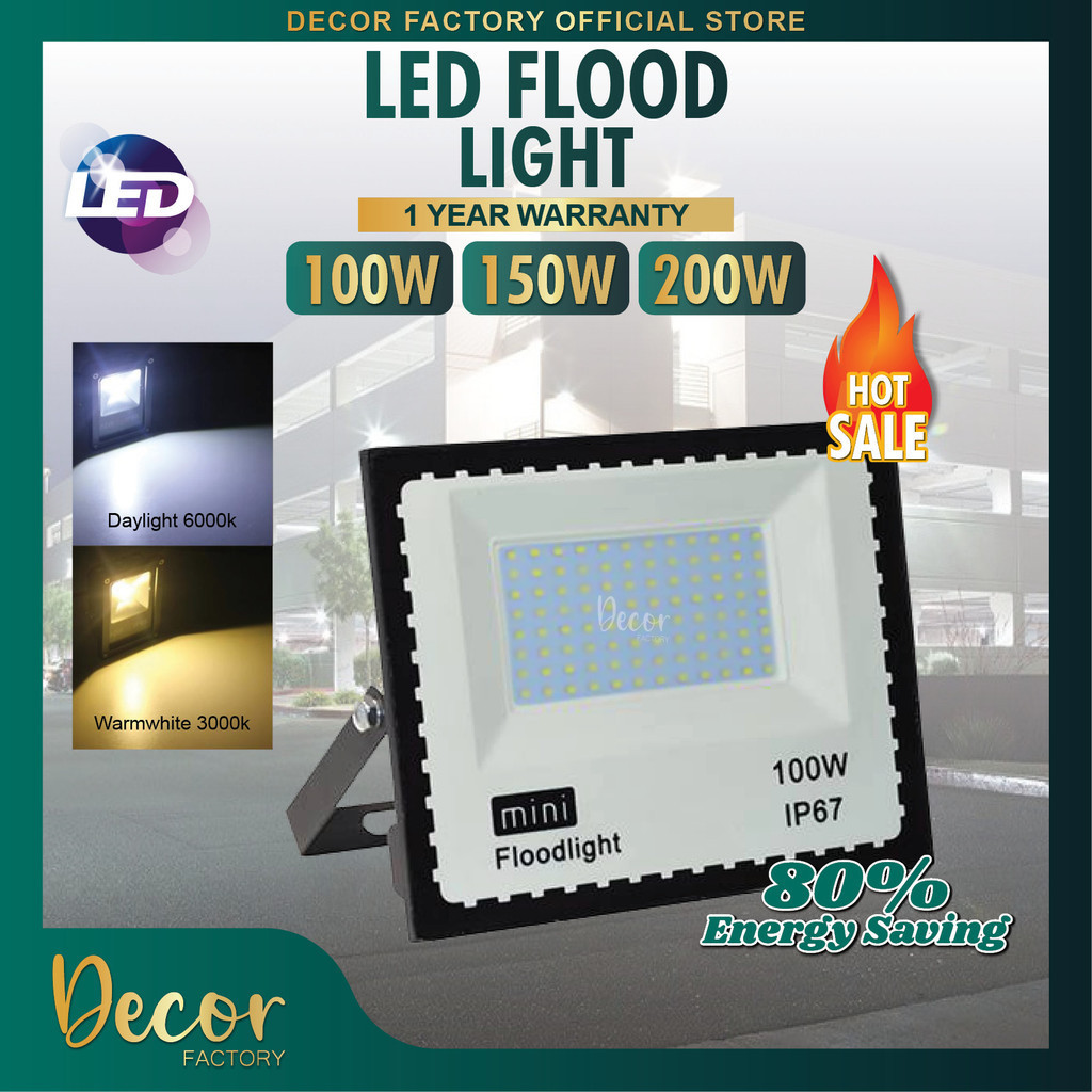 LED Spotlight Flood Light LED Spot light Waterproof Outdoor Light 100W ...