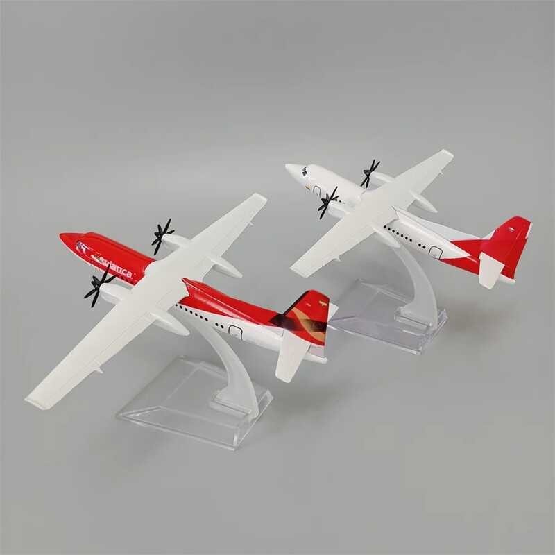 16cm Alloy Metal Air Avianca FOKKER F50 Airlines Diecast Airplane FOK F ...