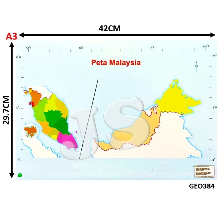 WHITEBOARD PETA MALAYSA | WHITEBOARD PETA ASIA TENGGARA | WHITEBOARD ...