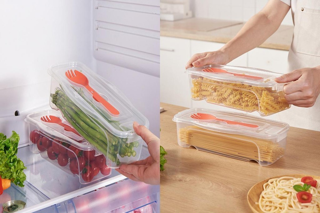SGW_ 13L Microwave Pasta Cooker Heat Resistant Food Grade Transparent ...