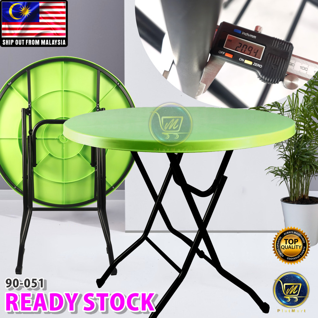 PlatMart - [READY STOCK] 7 Colour, 3 x 3 Feet Round Plastic Foldable ...