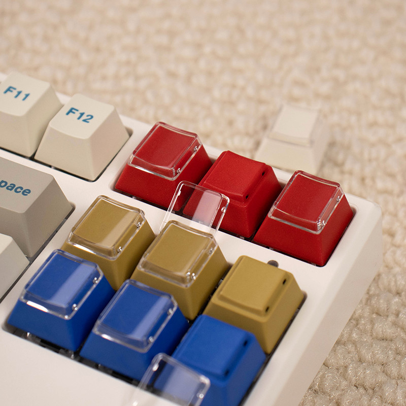 DIY Print the pattern keycap PBT+PC Cherry R4 profile keycaps for ...