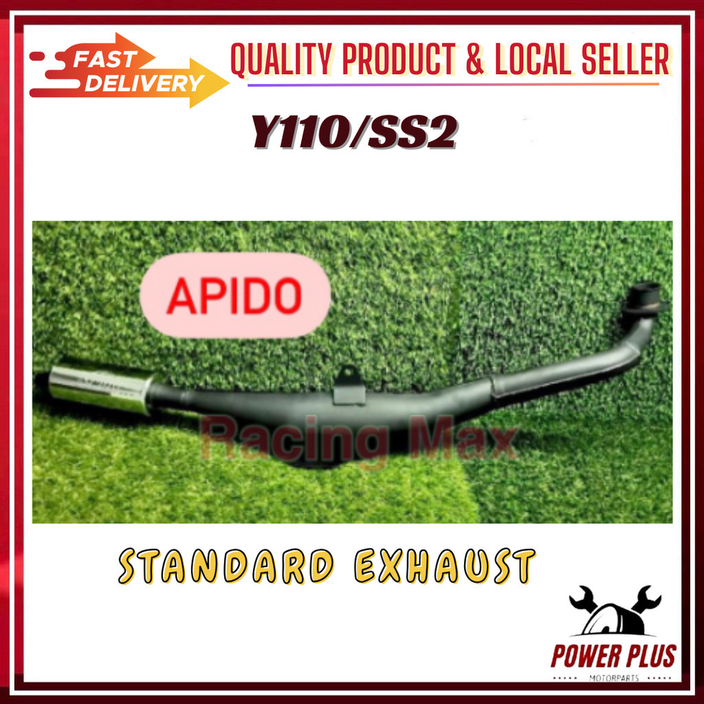 YAMAHA Y110 110SS SS1 & SS2 SS TWO Y110 SS110 APIDO STANDARD EXHAUST ...