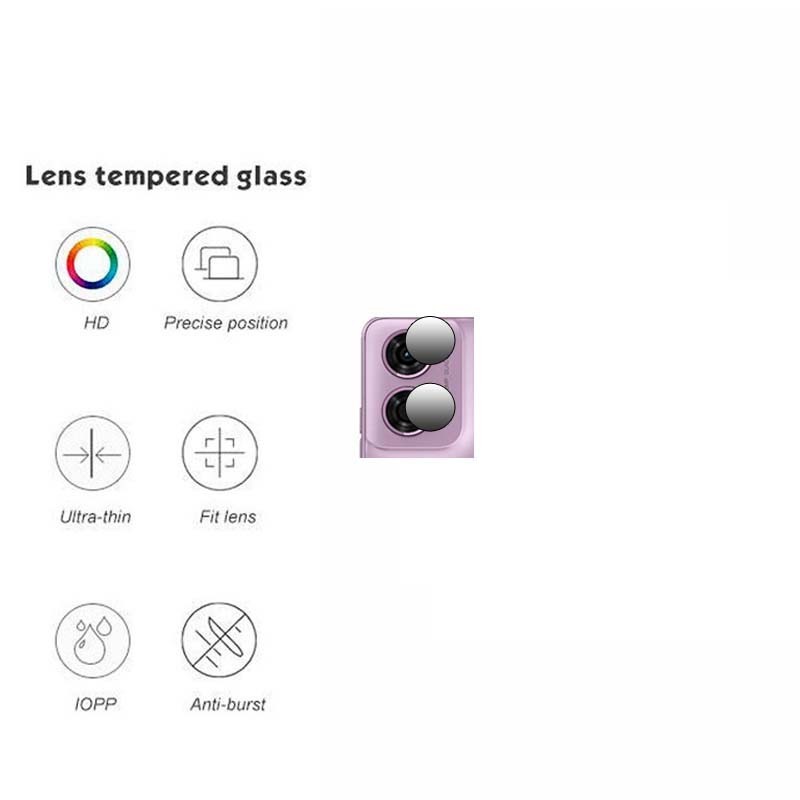 2 in 1 Tempered Glass for Moto G24 Screen Protector for Motorola Moto ...