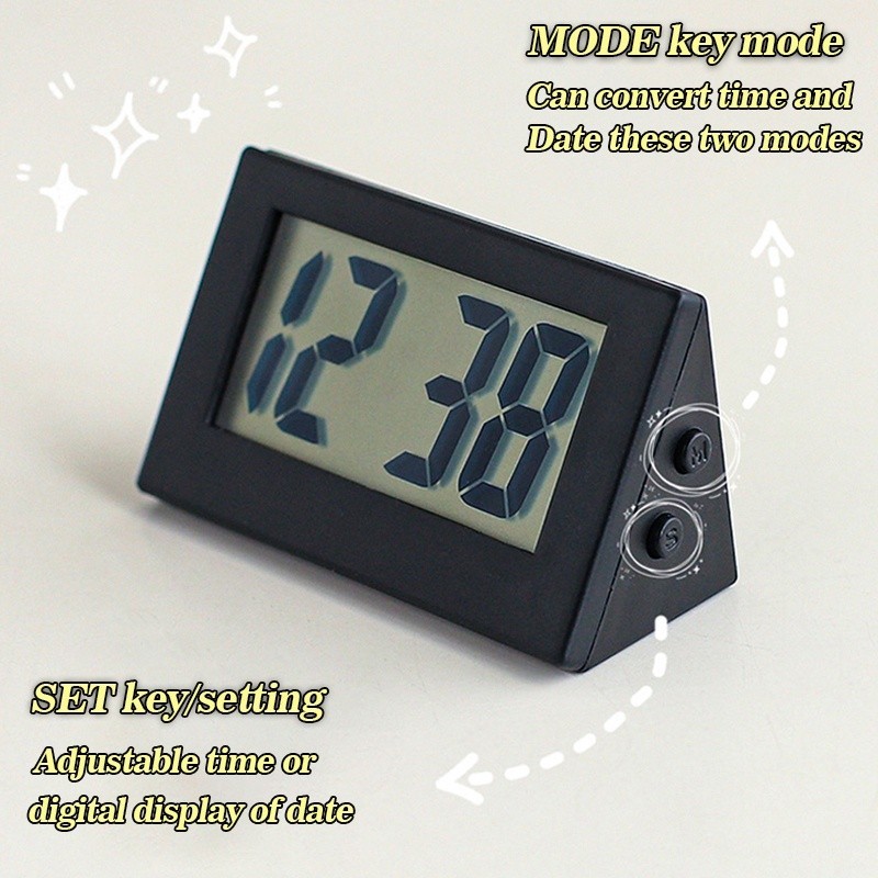 Mini Digital Clock Table Alarm Clock Portable Clock With Battery ...