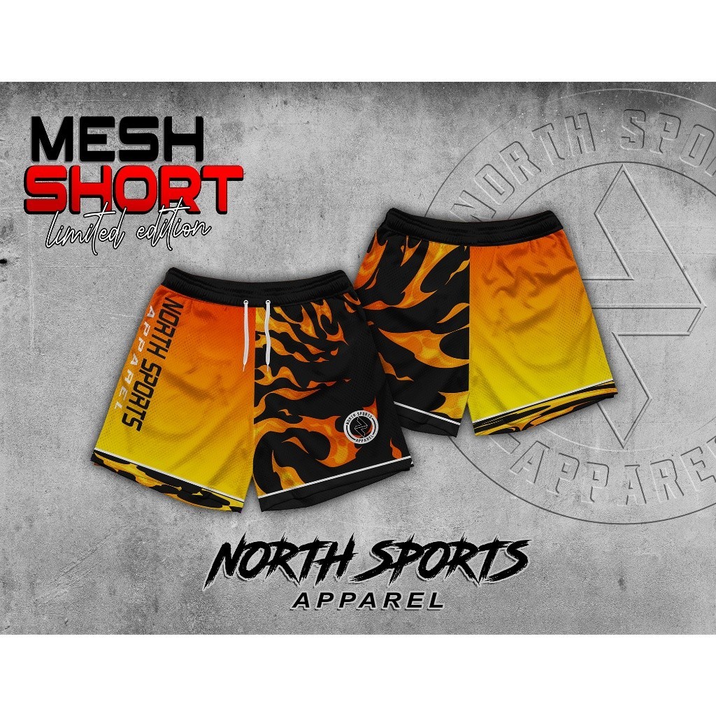 MESH SHORTS IN FULL SUBLIMATION | Shopee Malaysia
