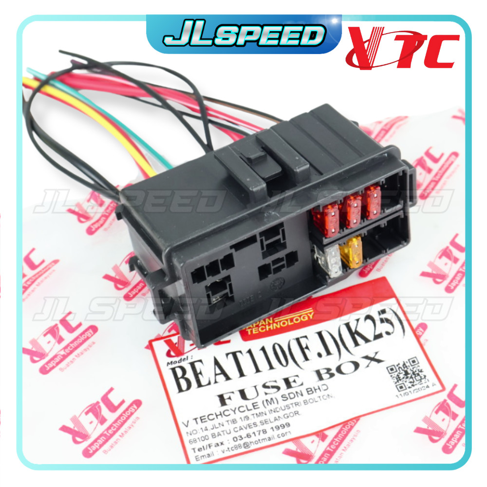 HONDA BEAT 110 FI Fius Box Assy Fuse Housing House K25 ORIGINAL VTC ...