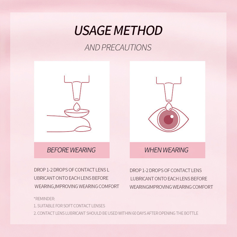 EYESHARE Contact Lens Relief 8 ml Eye Drops Hyaluronic Acid Lens ...