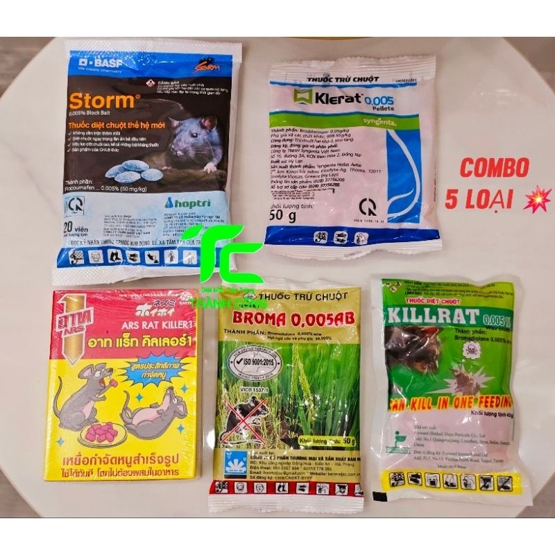 in stock Combo of 5 types of rat poison, each 1 pack | Shopee Malaysia