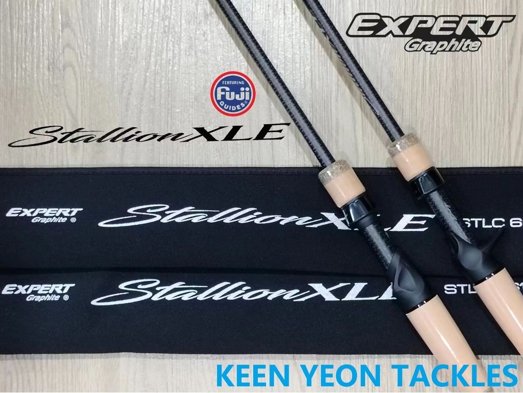 EXPERT GRAPHITE STALLION XLE SPINNING/ BAITCASTING FISHING ROD | Shopee ...
