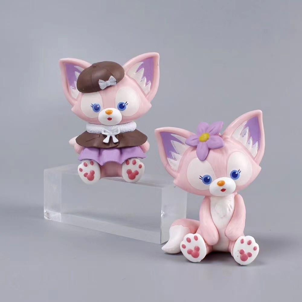 Fox Lingna Bell Cute Cartoon Character Pvc Model Collectible Cake ...