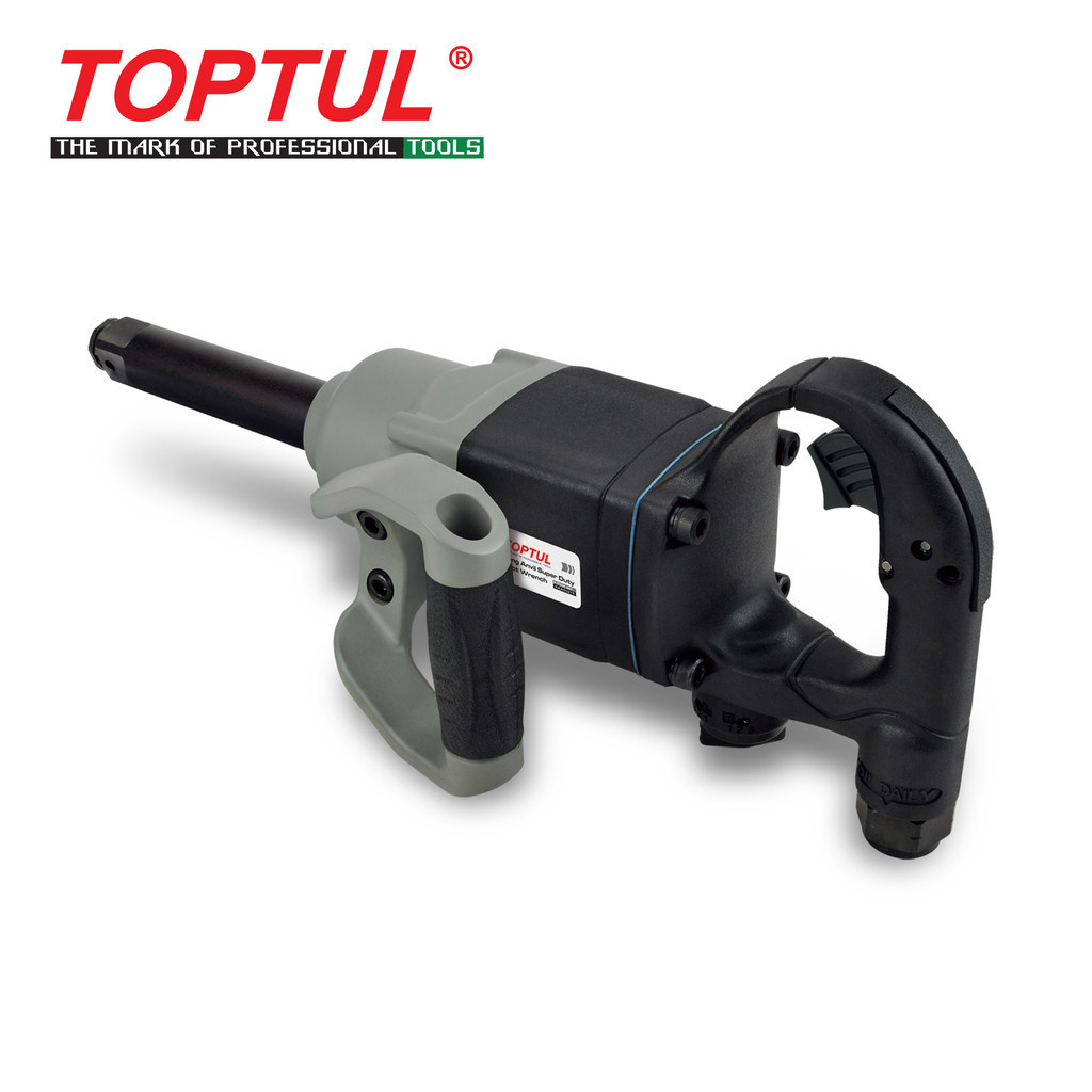 TOPTUL 1" DR. Long Anvil Super Duty Air Impact Wrench (Max. Torque 1600 ...