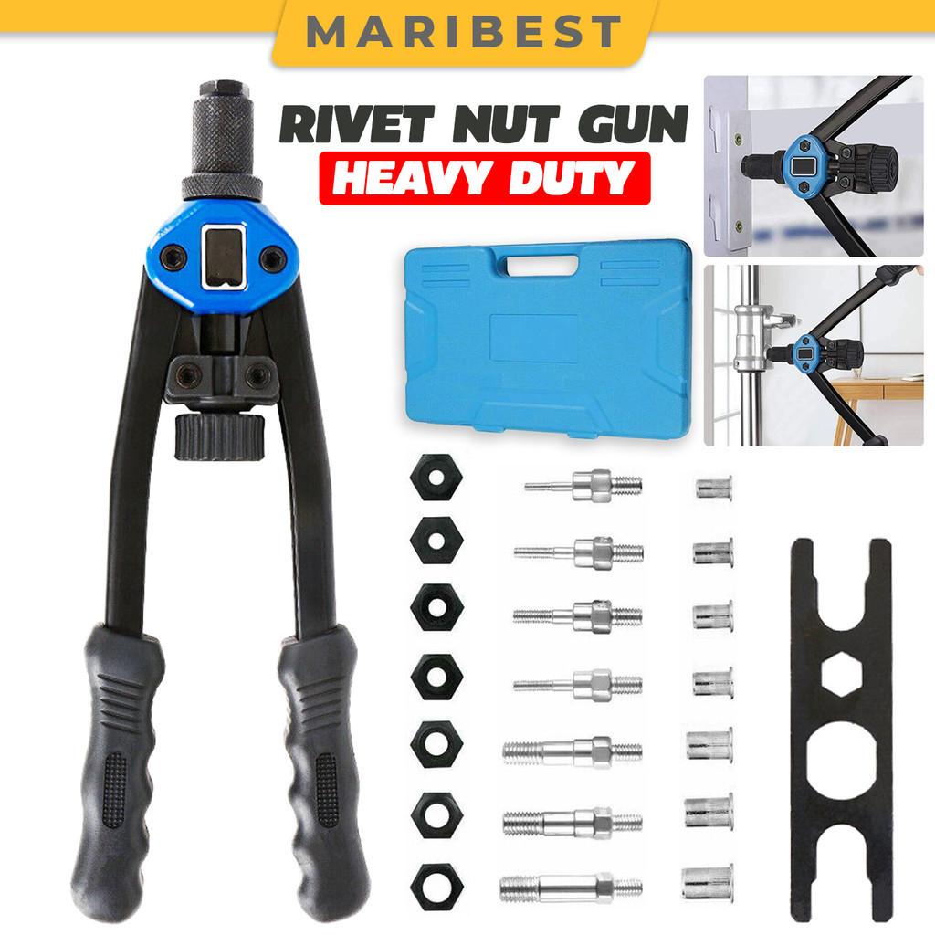 110PCS/Box Hand Riveter Rivet Nut Gun Manual Rivet Machine Labor-saving ...