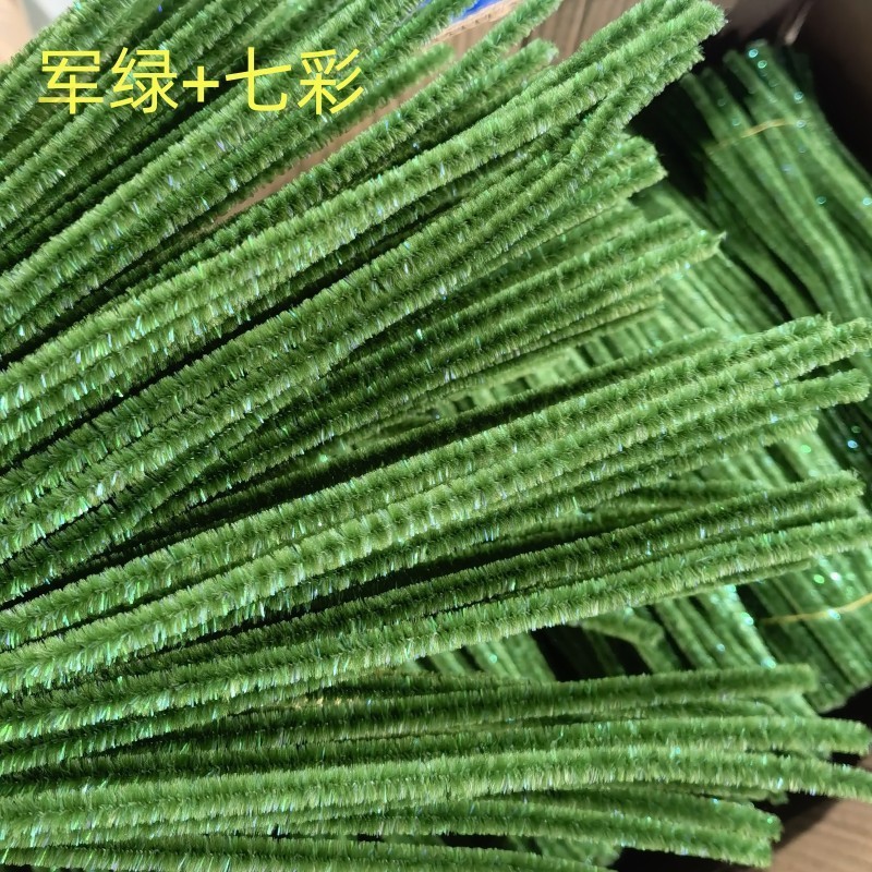 Ready stock 100PCS 2024 New Bling Bling Shiny Colorful Pipe cleaner ...