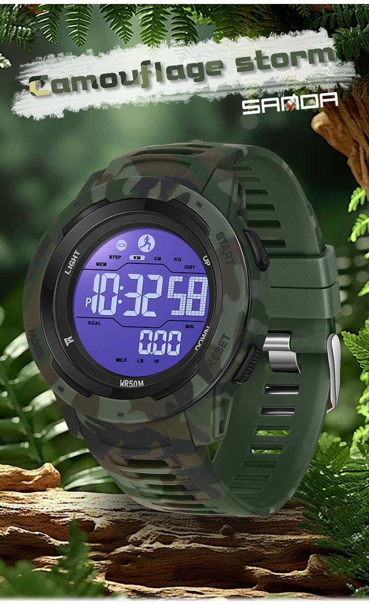 Sanda Multi functional Calorie Mileage Outdoor Waterproof Sports Men's ...