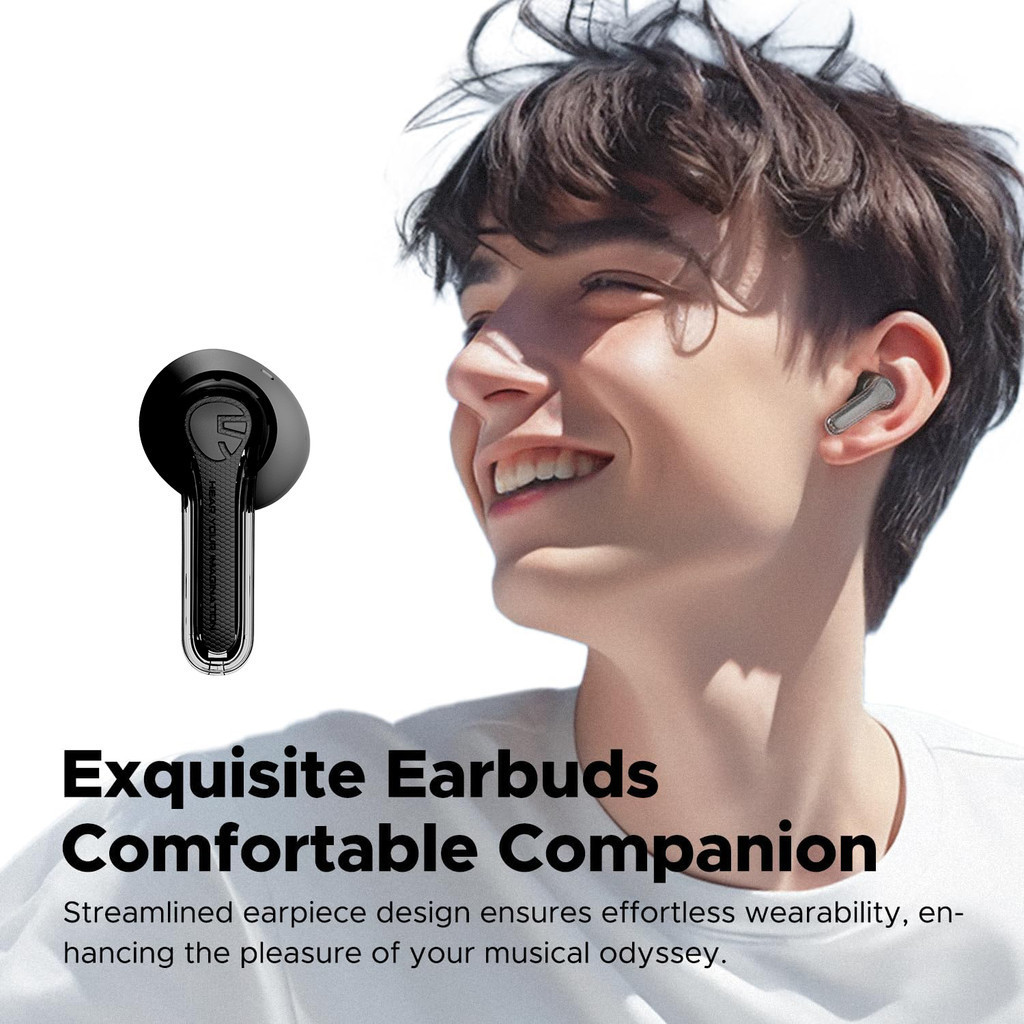 SoundPEATS Clear Pods Transparent Series Semi-in-ear True Wireless ...