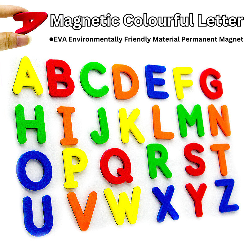 Magnetic Alphabet Color ABCD Letter Number Symbol Early Education ...