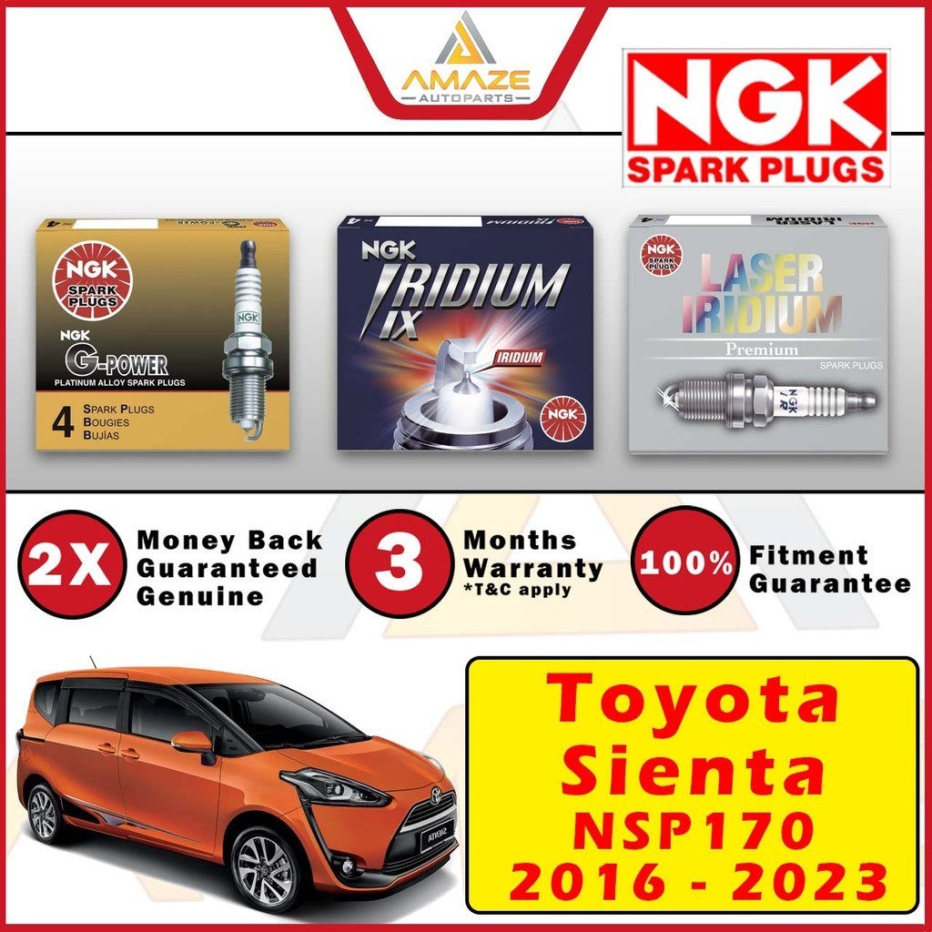NGK Spark Plug (G-Power Platinum / Iridium IX / Laser Iridium) for ...