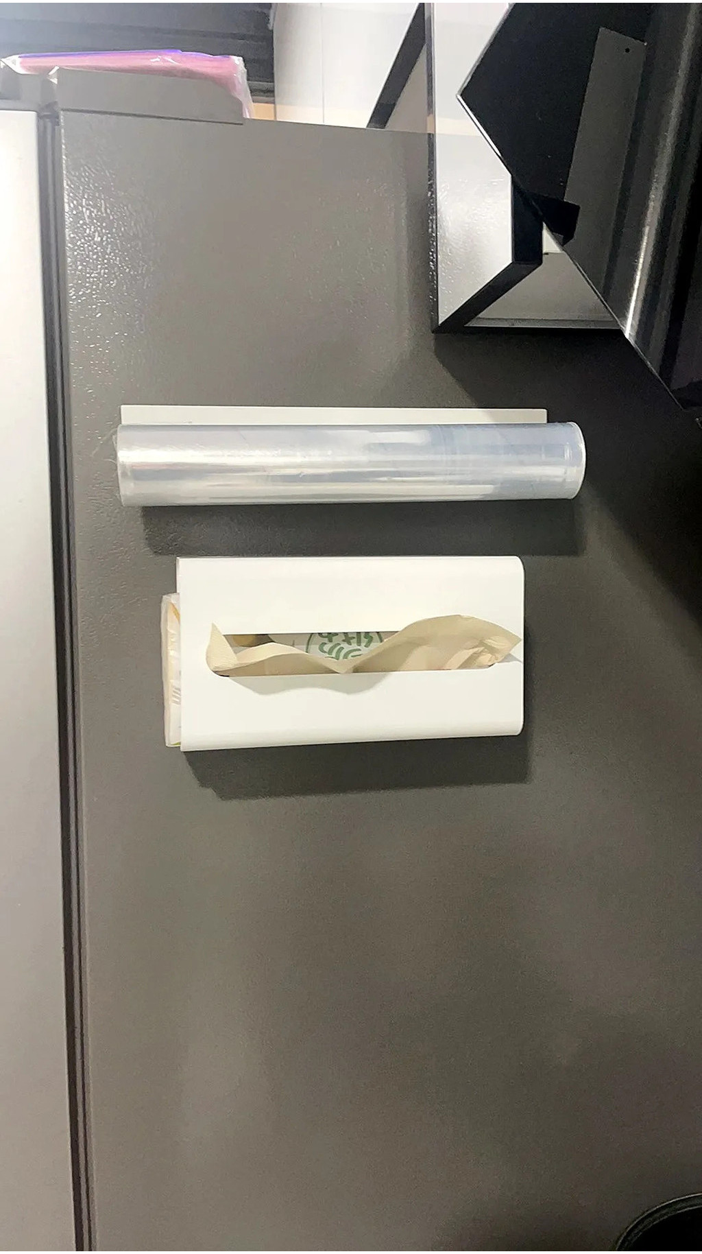 Magnetic Iron Tissue Box Refrigerator Kitchen Wall-Mounted Type ...