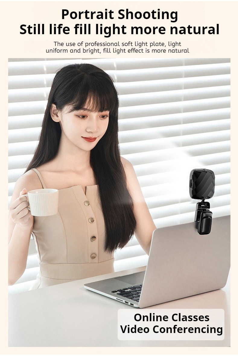 Mini pocket fill light mini led live broadcast light desktop tablet ...