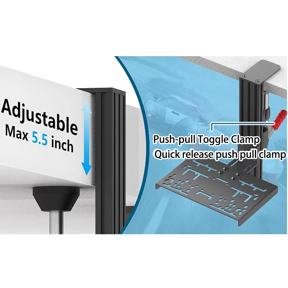 Universal Desk Fixture Clamp Mounting Simulation Racing Game Bracket ...