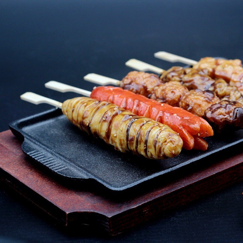 Fake Japanese Style Yakitori Artificial Chicken Skewers Model Simulated ...