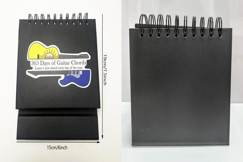 GOF Fun Annual Planner Musician Planner 365 Days of Guitar Chords ...