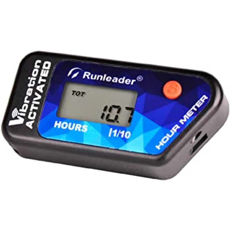 Vibration Hours Gauge Self Powered Maintenance Reminder Wireless Hour ...