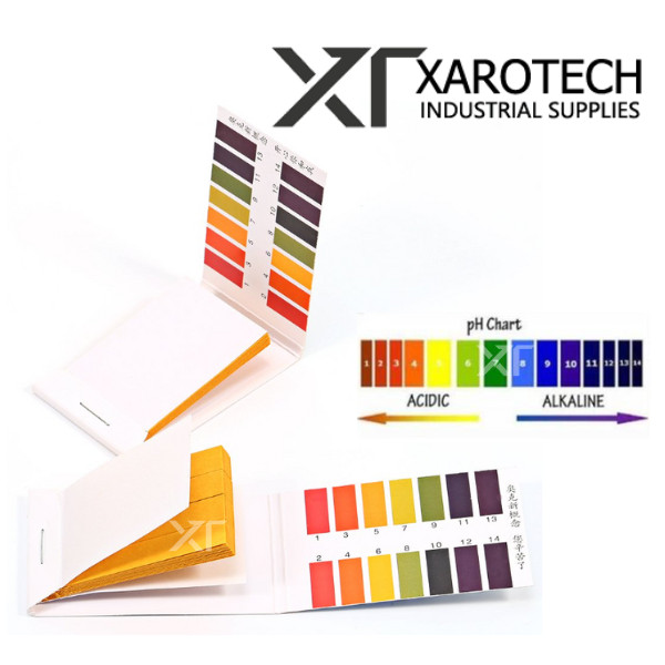 pH 1~14 Paper Litmus (80pcs Pack) Paper Tester Acid Alkaline Sains ...